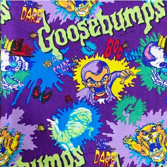 Springs Industries Inc | Bedding | Goosebumps Twin Flat Sheet 9s ...